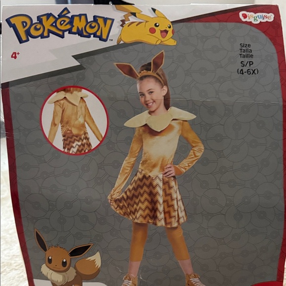 Disguise | Costumes | Disguise Pokmon Eevee Costume For Kids Yellow And ...